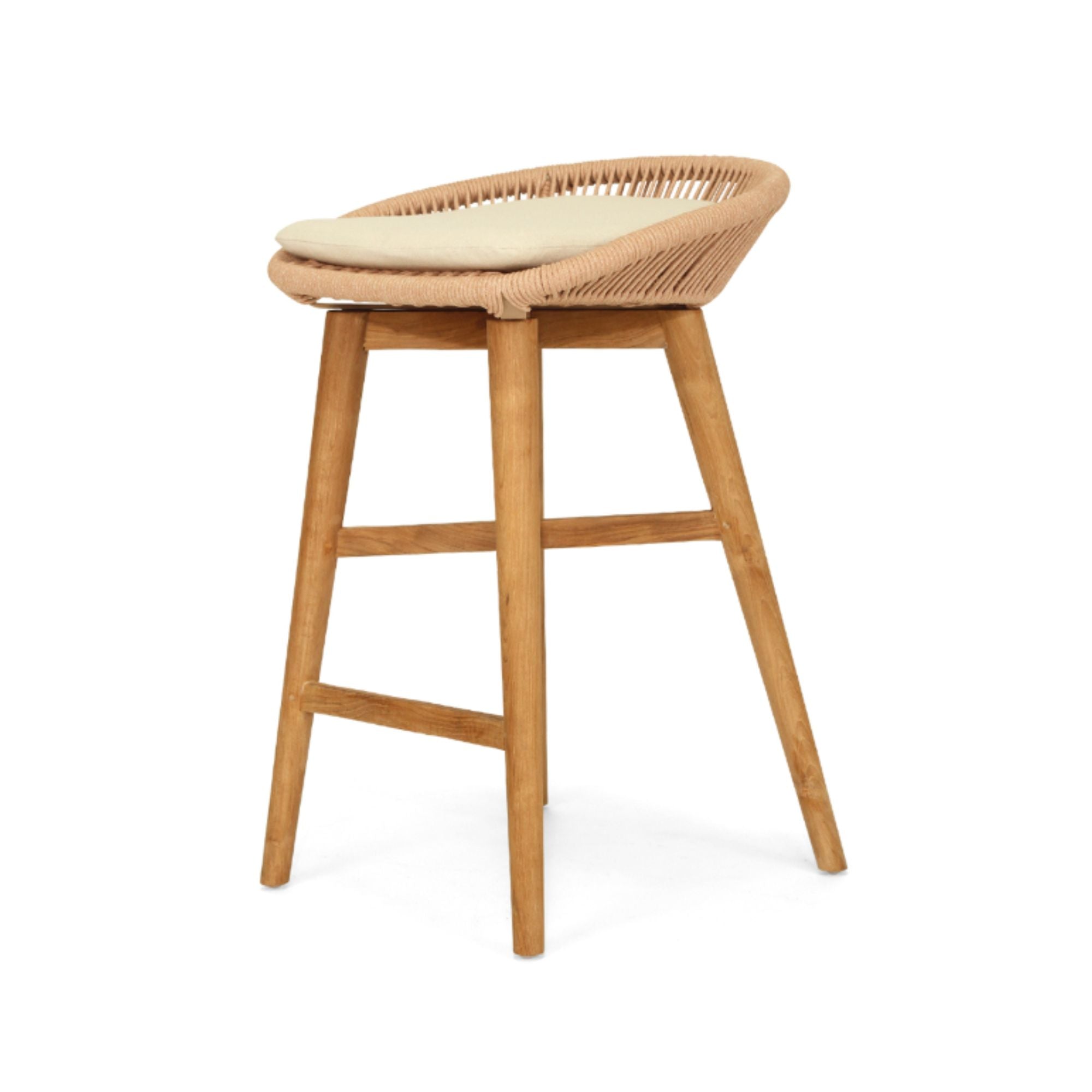 Buy Zara Outdoor Counter Stool Backless Apricot 68cm – Bar Stool Home