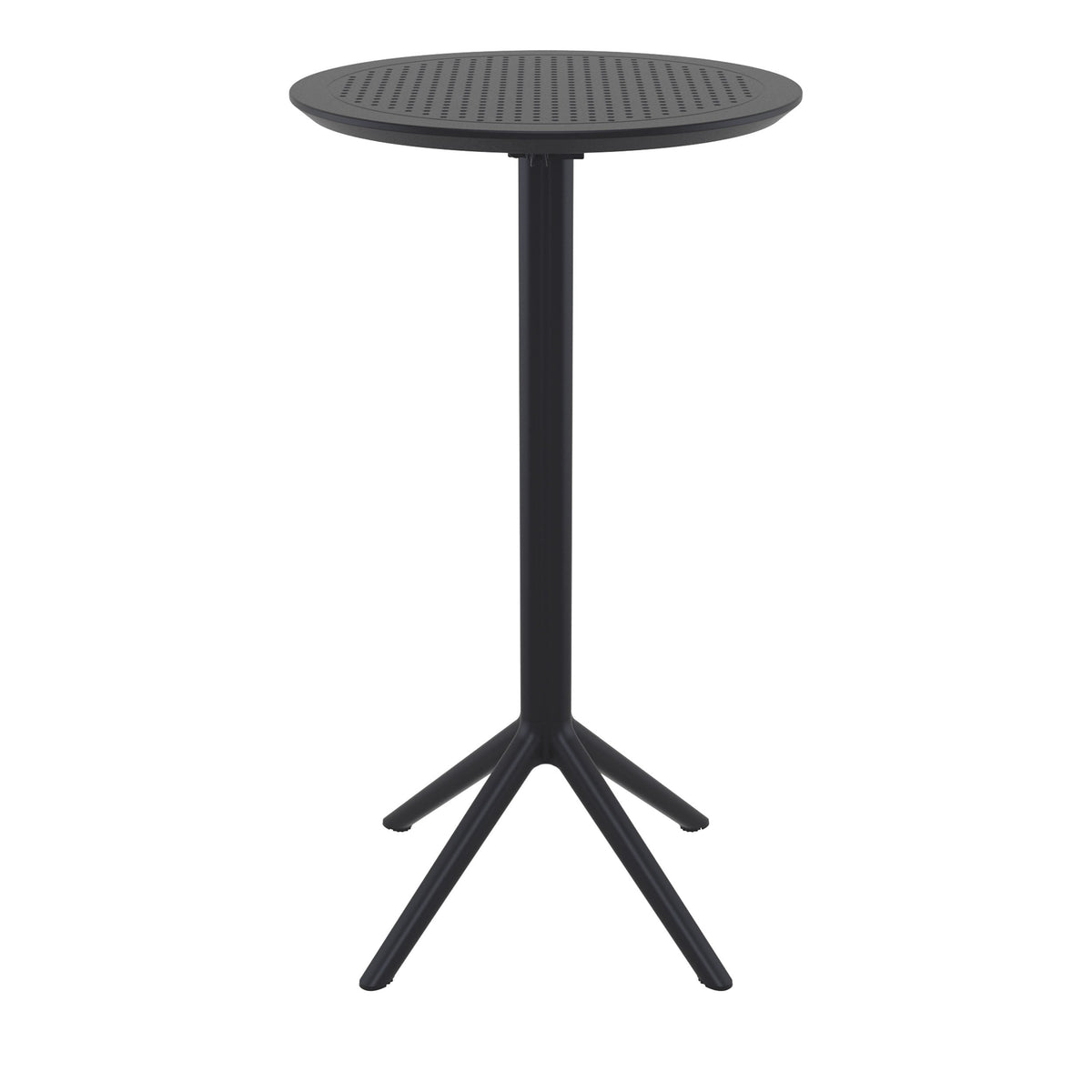 Buy Mika Outdoor Bar Table (Round Top) Black | Bar Stool Home