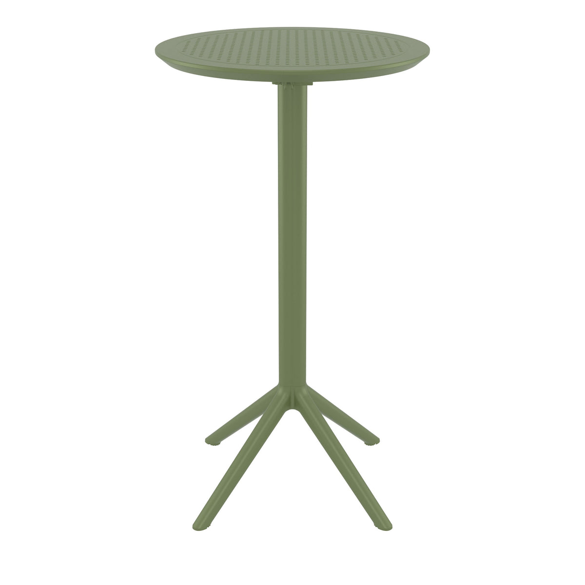 Buy Mika Outdoor Bar Table (Round Top) Olive Green | Bar Stool Home
