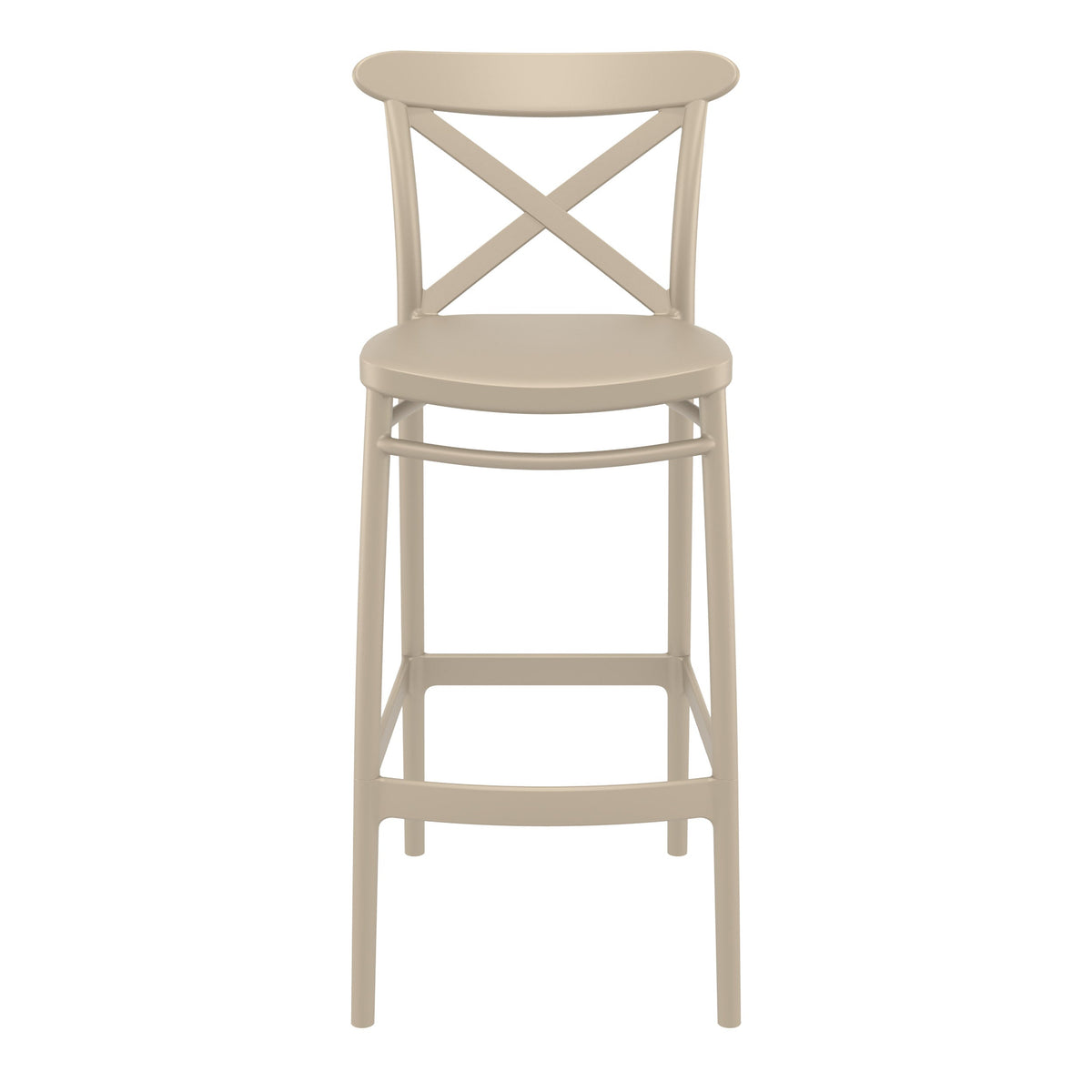 Buy Cruz Outdoor Bar Stool Taupe 75cm | Bar Stool Home