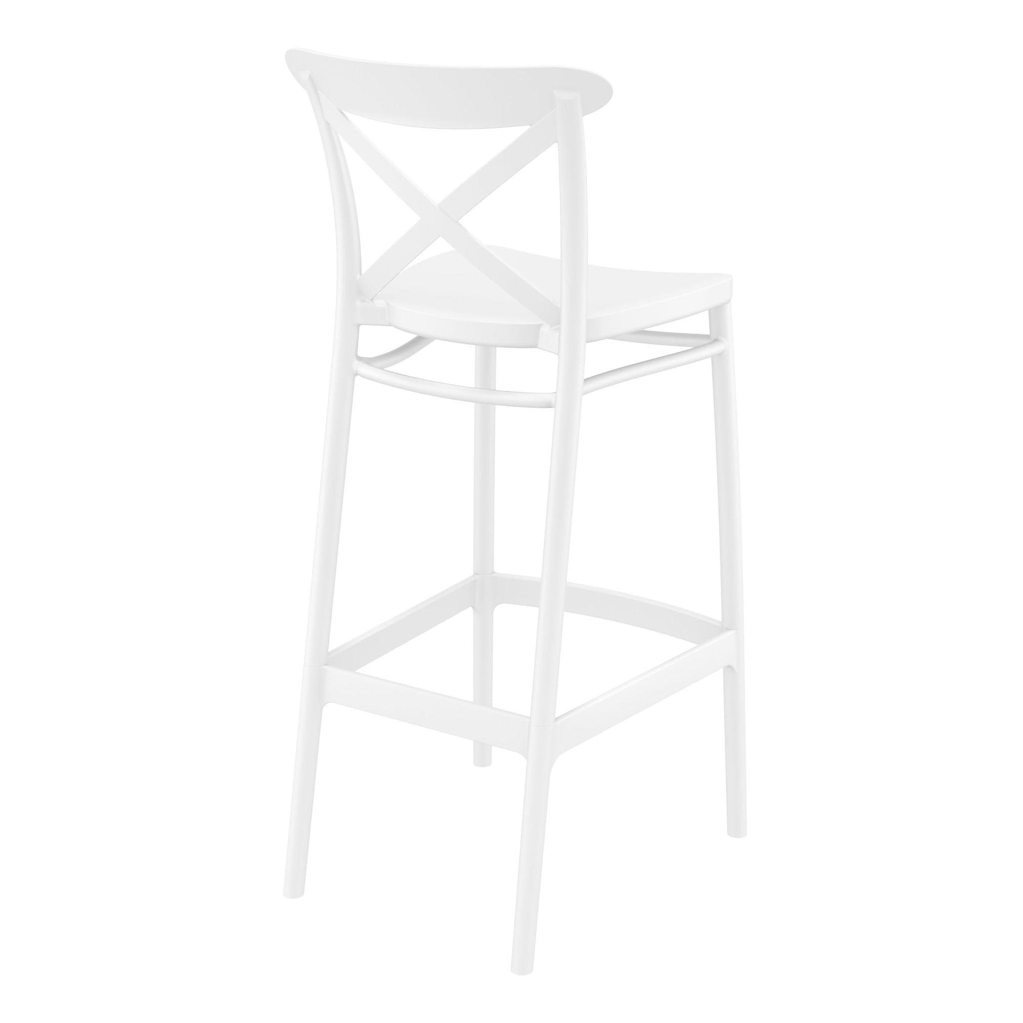 Buy Cruz Outdoor Bar Stool White 75cm | Bar Stool Home