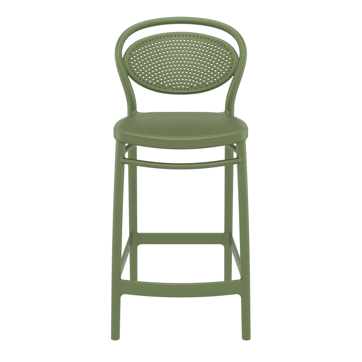 Buy Nova Outdoor Counter Stool Olive Green 65cm | Bar Stool Home